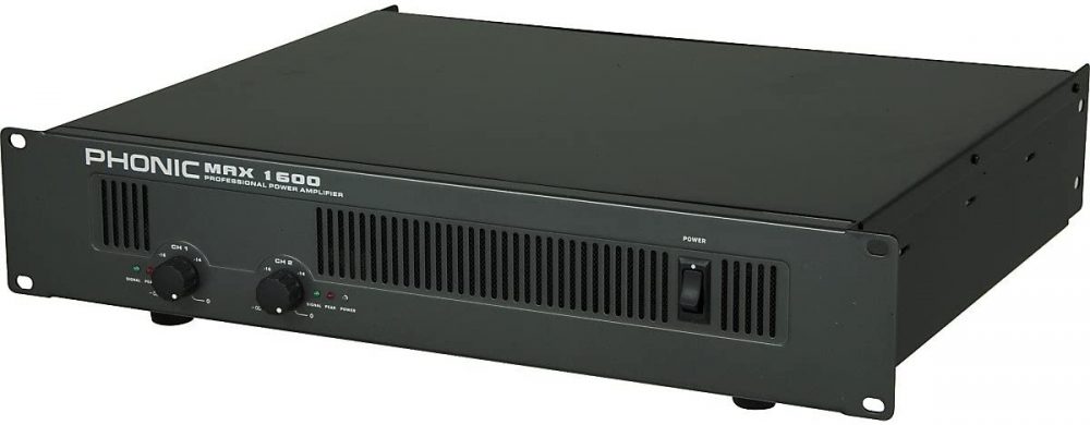 Phonic Max 1600 Power Amplifier (Vermietet) – Wir sind die AKKORDEON ...